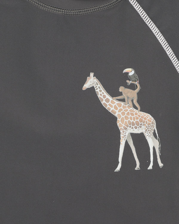 Silas Jungle Animals Rash Top - Moo Baba