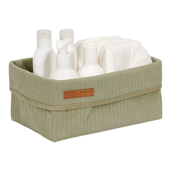 Storage Basket | Large | Pure Olive - Moo Baba